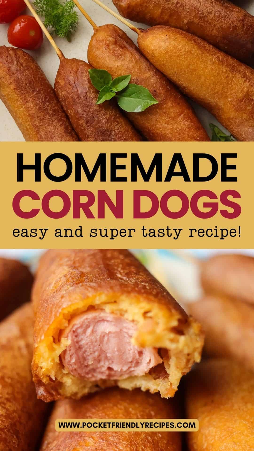 Homemade Corn Dogs Recipe - Pocket Friendly Recipes