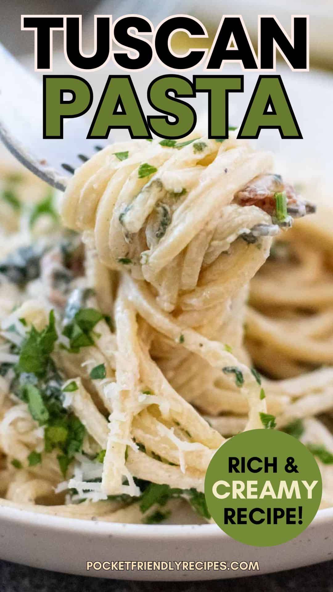Creamy Tuscan Pasta Recipe