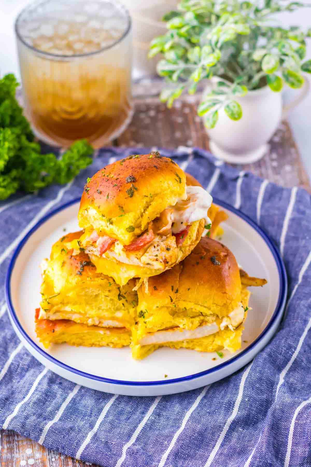 Chicken Bacon Ranch Sliders Recipe
