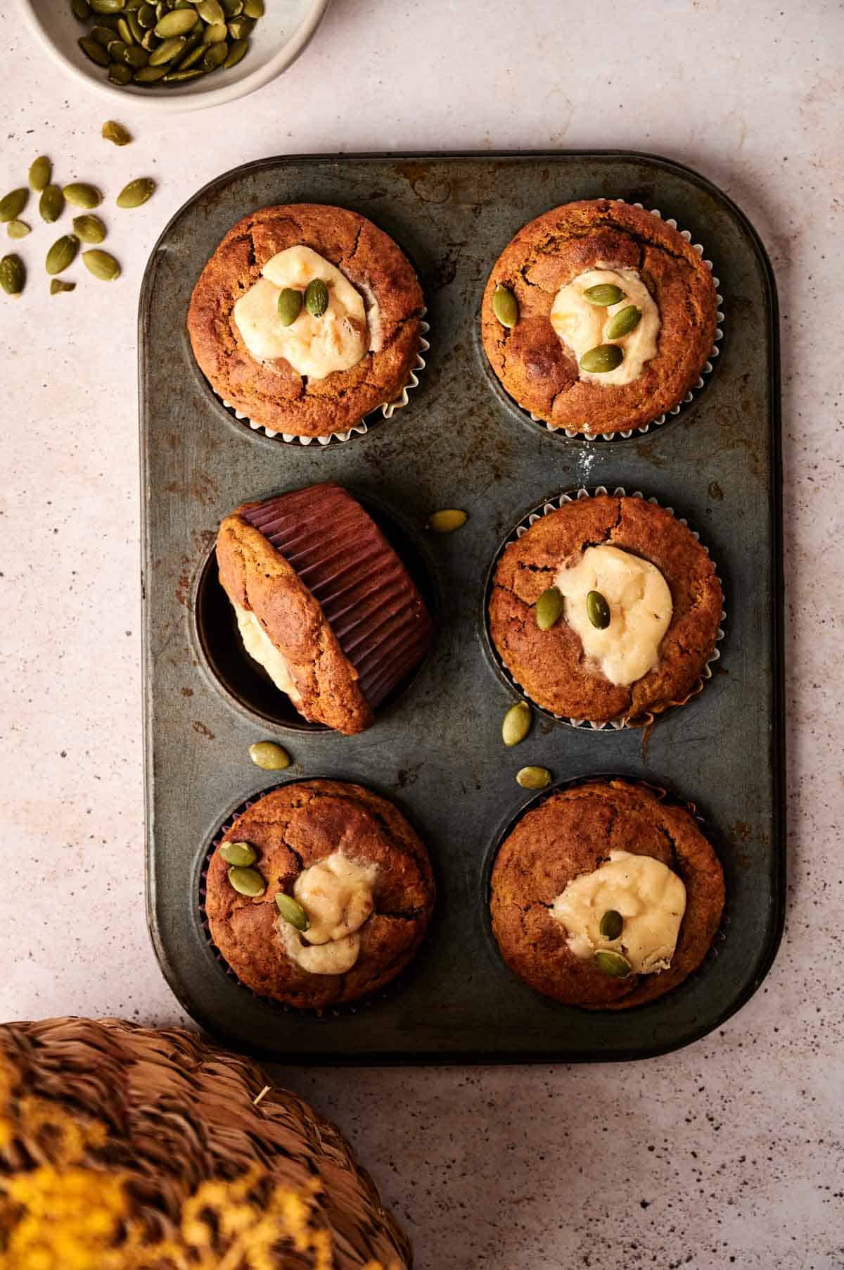 Copycat Starbucks Pumpkin Cream Cheese Muffin - Pocket Friendly Recipes