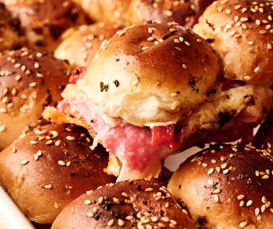 Italian Sandwich Sliders - Pocket Friendly Recipes