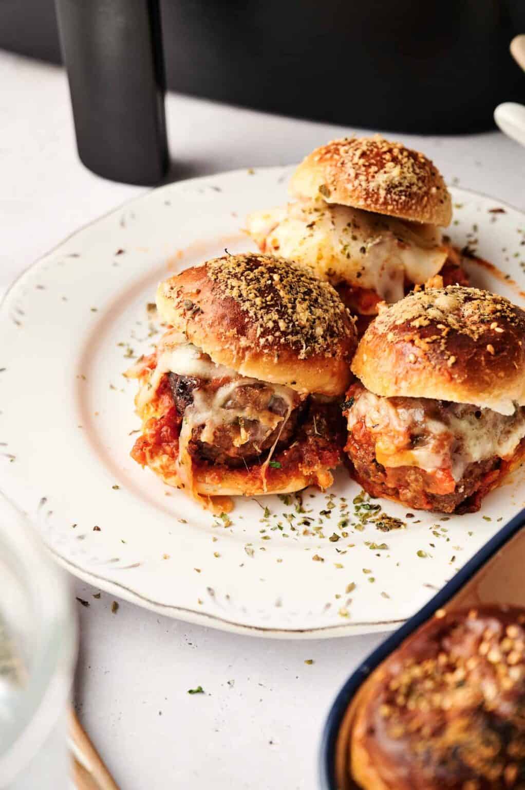 Air Fryer Meatball Sliders - Pocket Friendly Recipes