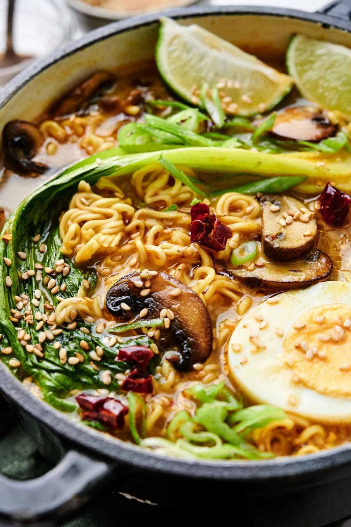 Spicy Coconut Ramen - Pocket Friendly Recipes