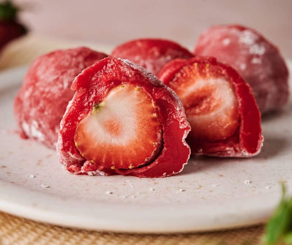 Strawberry Mochi - Pocket Friendly Recipes